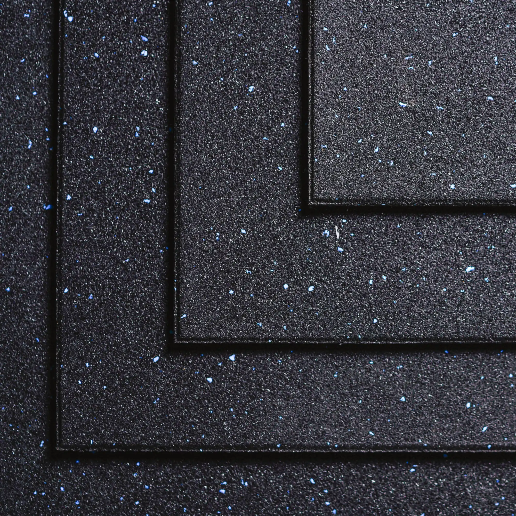 REBEL Rubber Gym Flooring Blue Fleck 10mm - REBEL Store