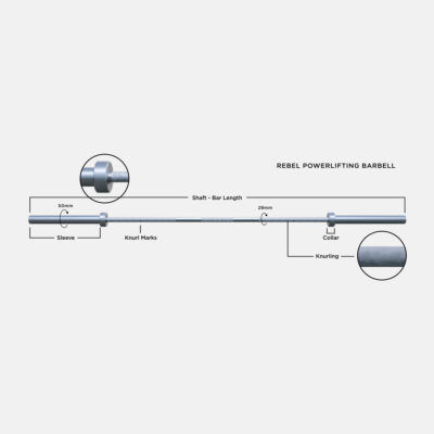 REBEL Powerlifting Barbell - REBEL Store