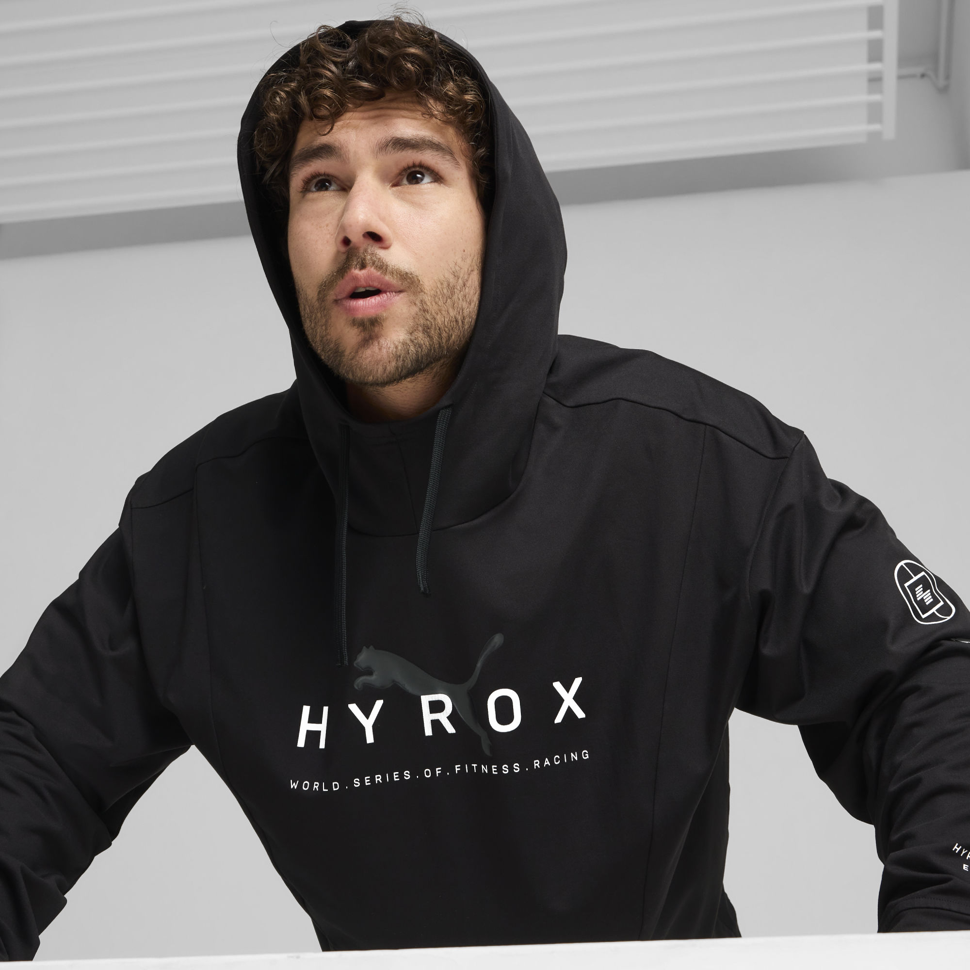 PUMA x HYROX Studio Men’s Hoodie Black - REBEL Store