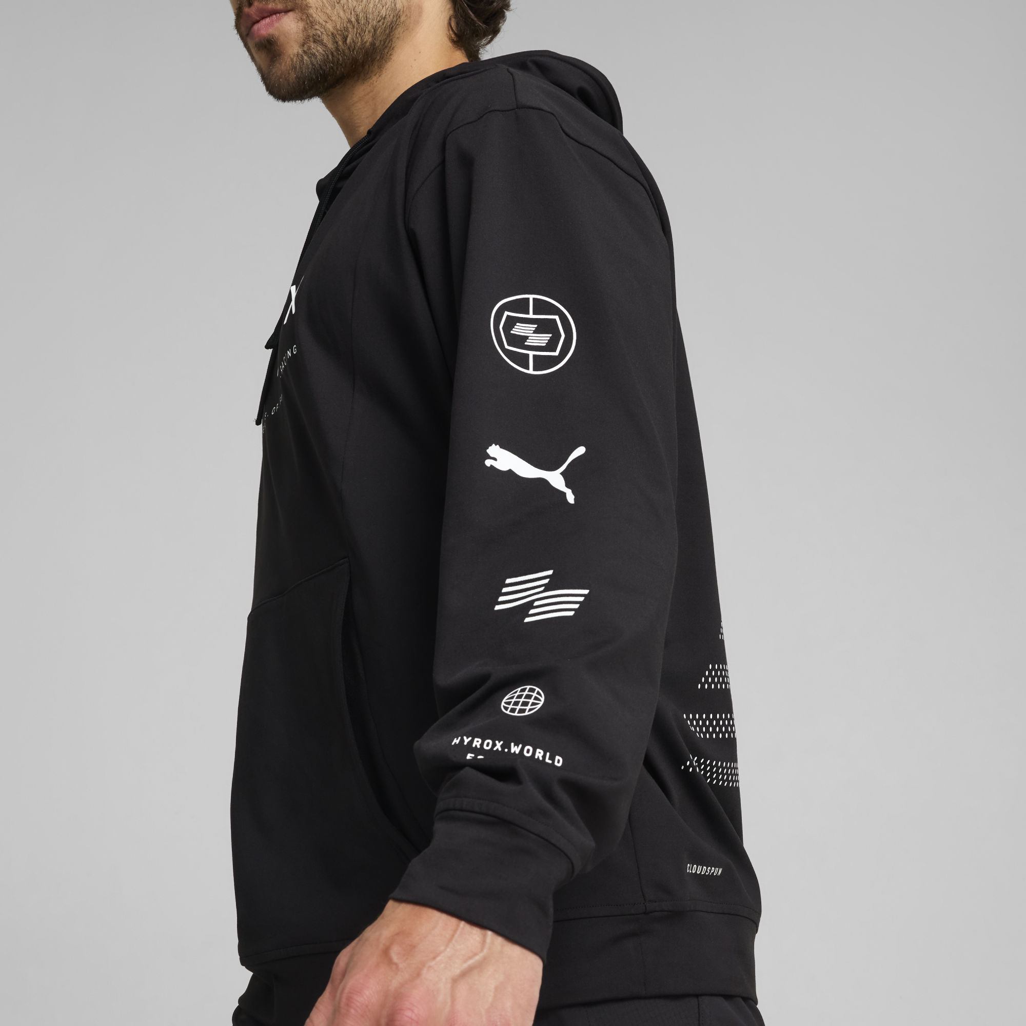 PUMA x HYROX Studio Men’s Hoodie Black - REBEL Store