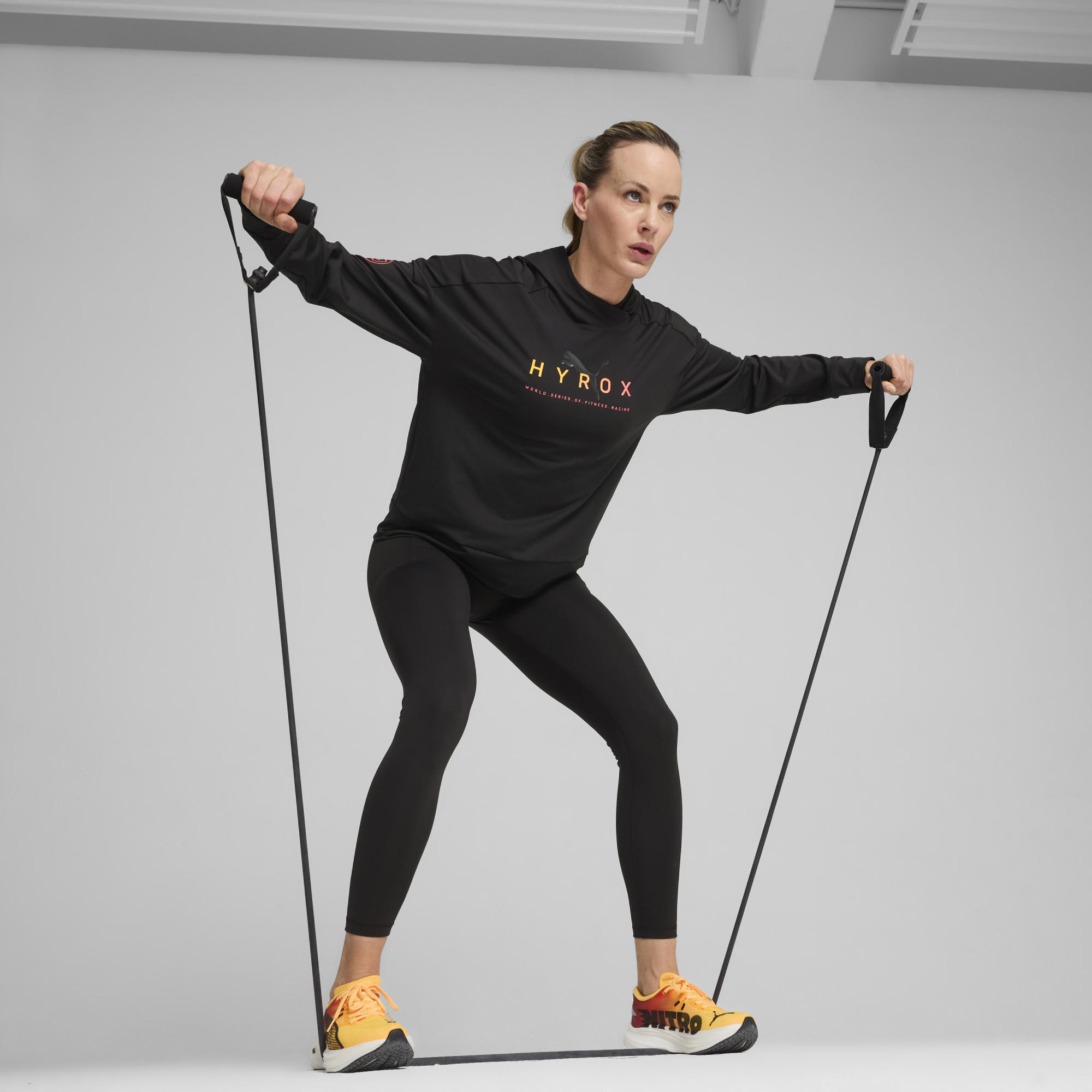 PUMA x HYROX Cloudspun Women's Hoodie Black - REBEL Store