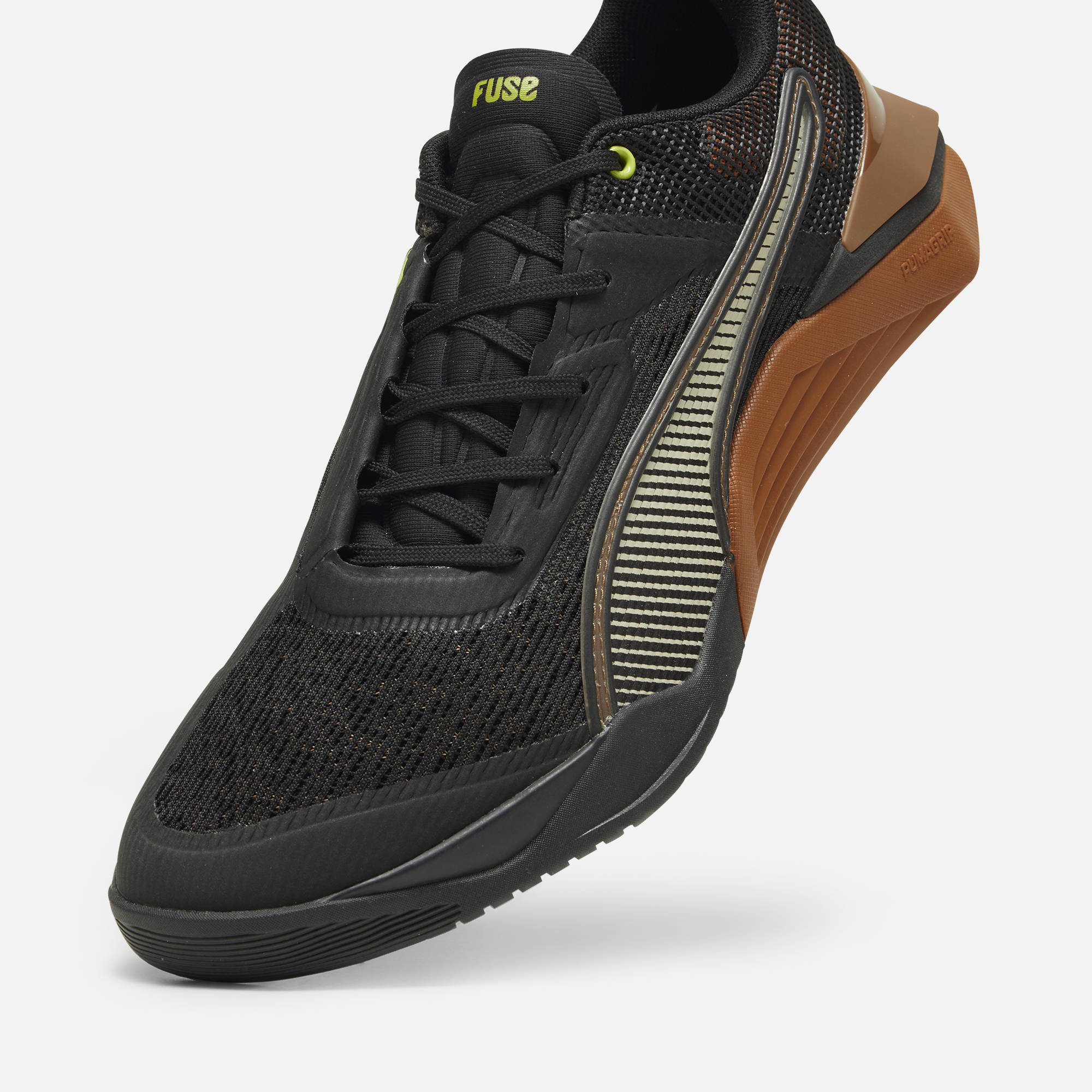 PUMA Fuse 3.0 Men's Training Shoes Black & Lime - REBEL Store