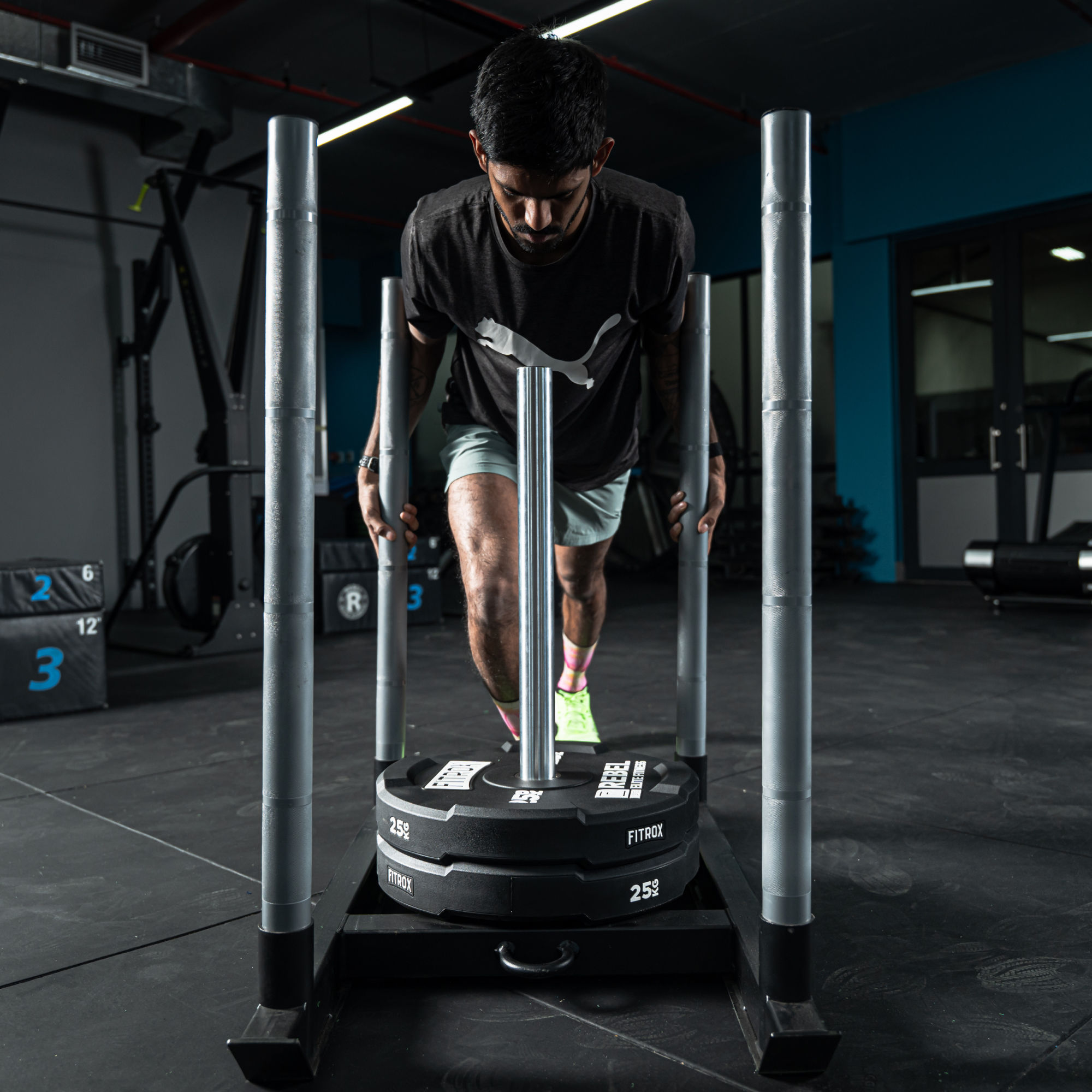 FITROX 25kg Competition Edge Bumper Plate - Functional Fitness